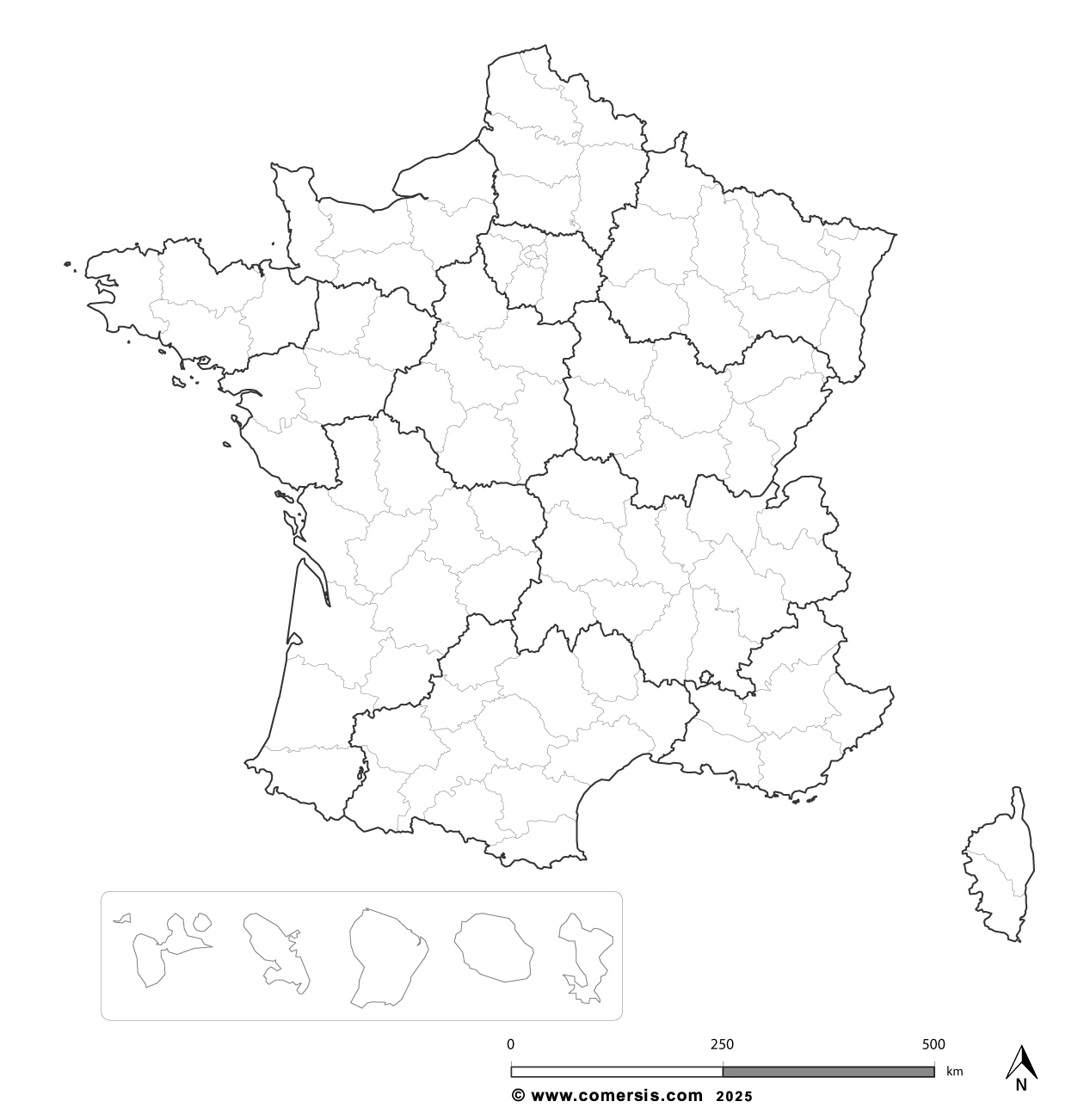 Carte de France gratuite